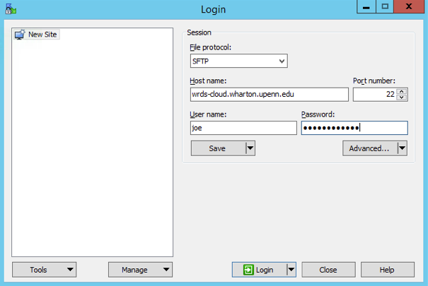 Access WRDS Remotely via SFTP (Secure FTP)