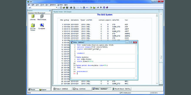 Using PC SAS CONNECT